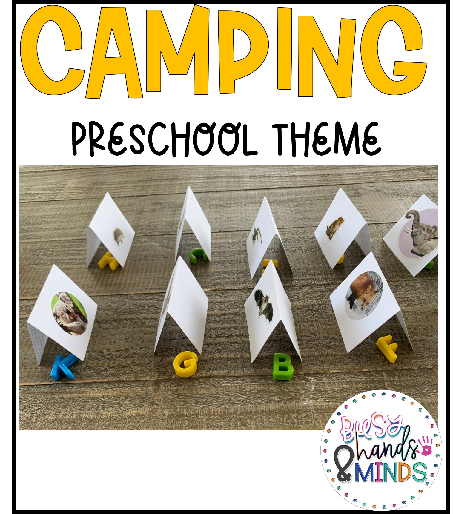 Camping Preschool Theme | Busy Hands and Minds