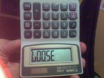 Slicetruck: Words you can spell with a calculator, upside down with a ...