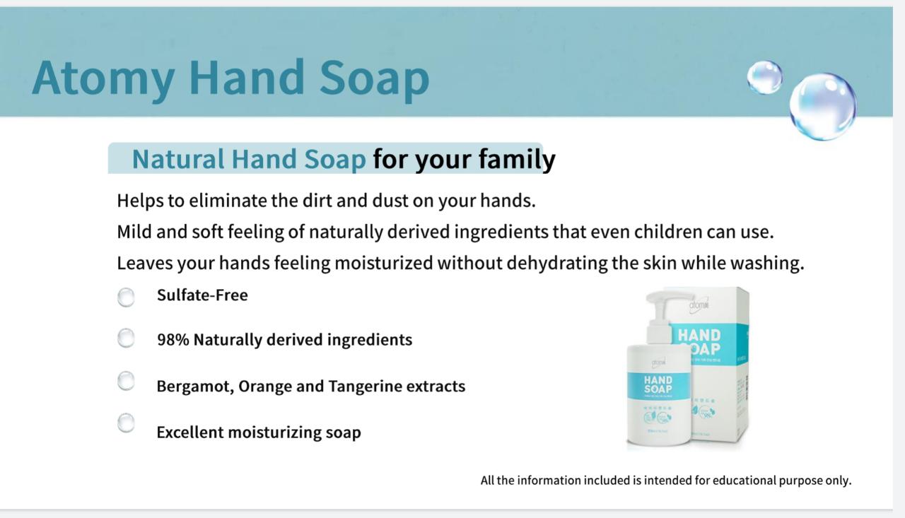 ATOMY HAND SOAP