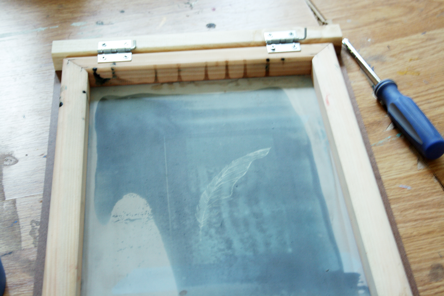 Success! My first screen print. with a little DIY | ERIKA LEE SEARS