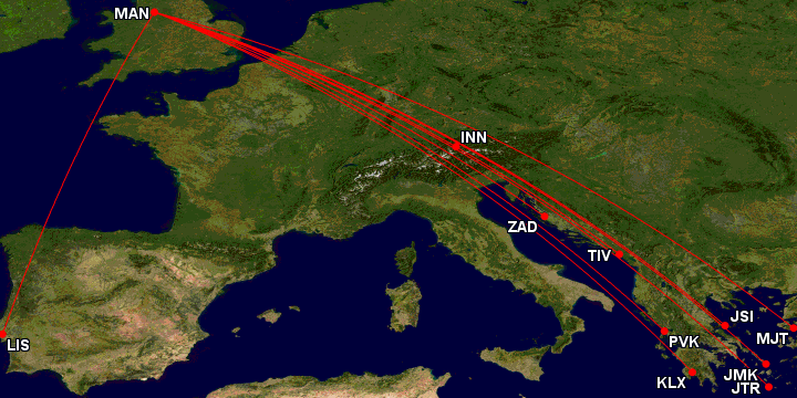 Jet2 open 10 new routes