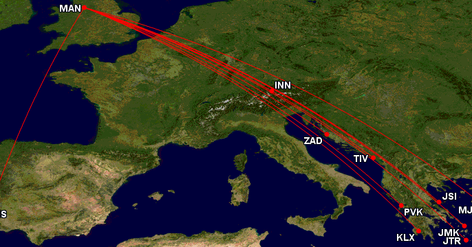 Jet2 open 10 new routes