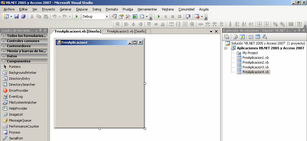 Tips De Programación Vbnet Y Sql Visual Basicnet 2005 Y Microsoft Access 2007