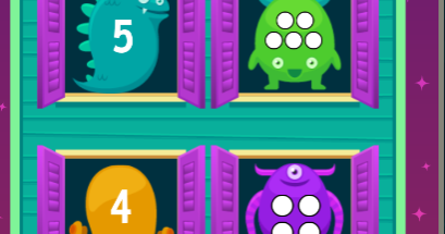 Nursery: Monster Number Match