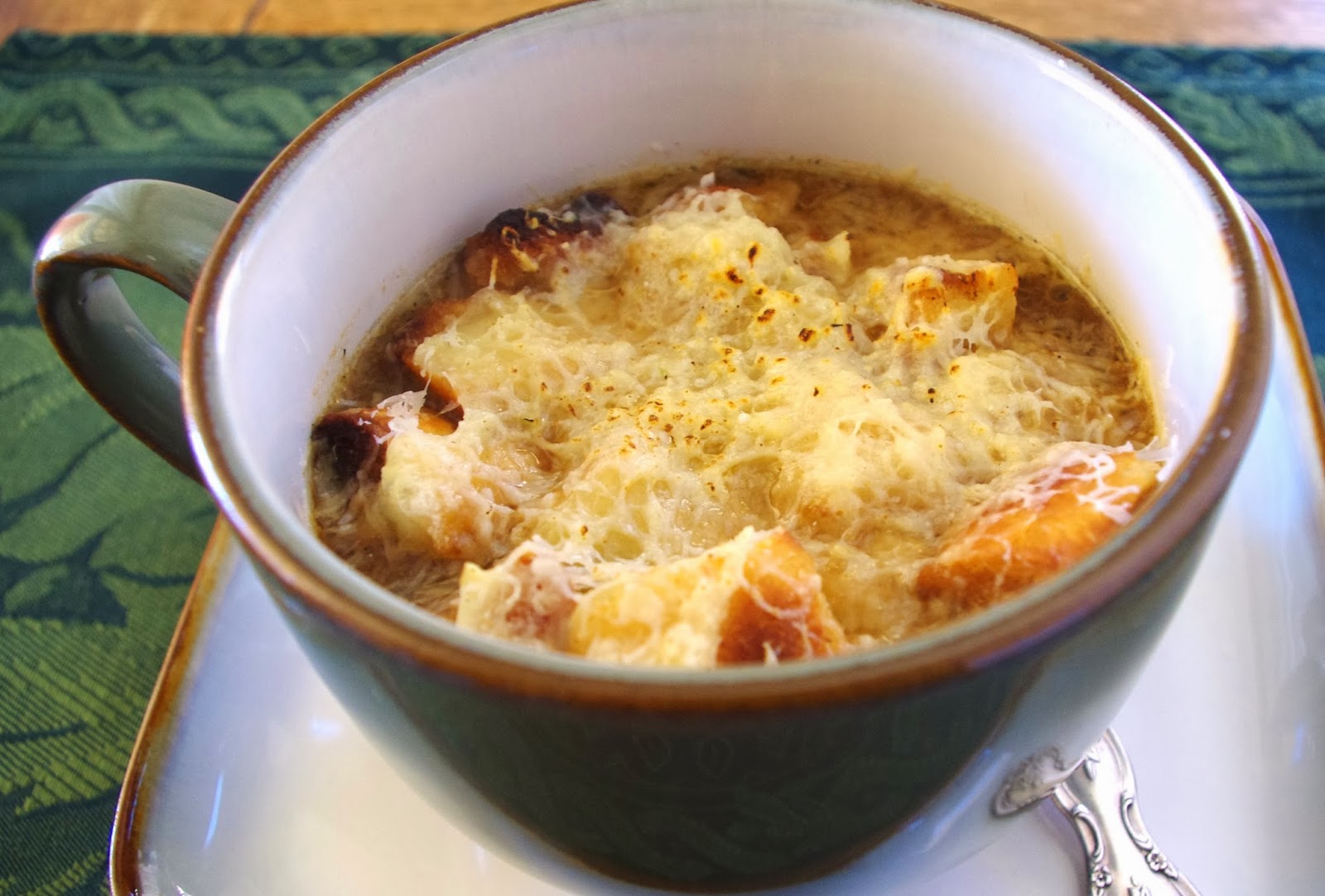 Sage Trifle: French Style Miso Onion Soup