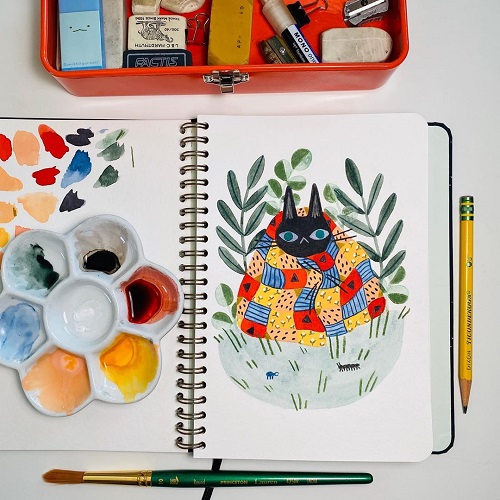 My Owl Barn: Heidi Moreno's Inspiring Story And Her Wonderful Paintings