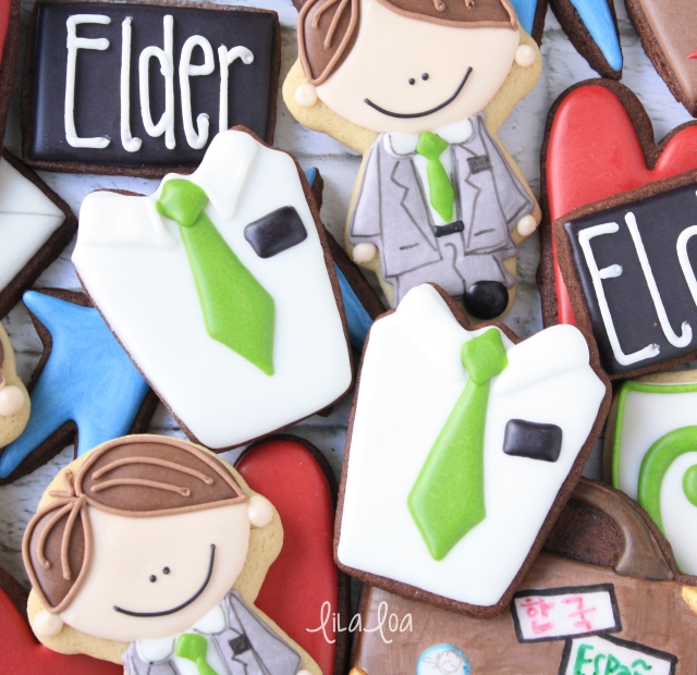 Easy Decorated Elder Missionary Cookies