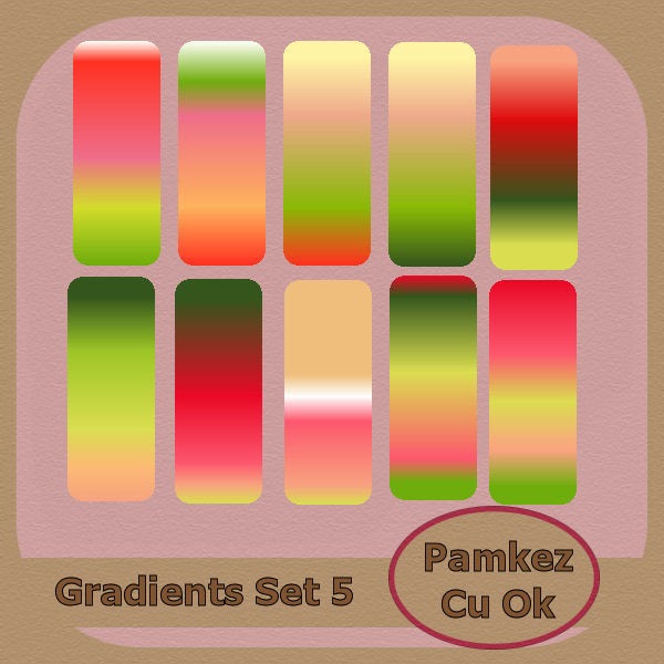 Pamkez: PSP Gradients Set 5