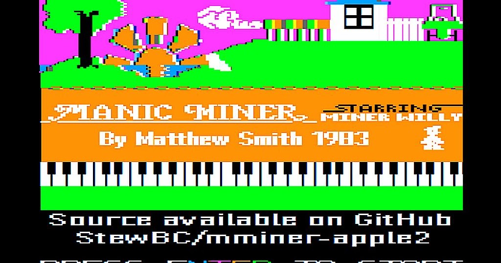 Indie Retro News: Classic 1980's game Manic Miner by Matthew Smith ...