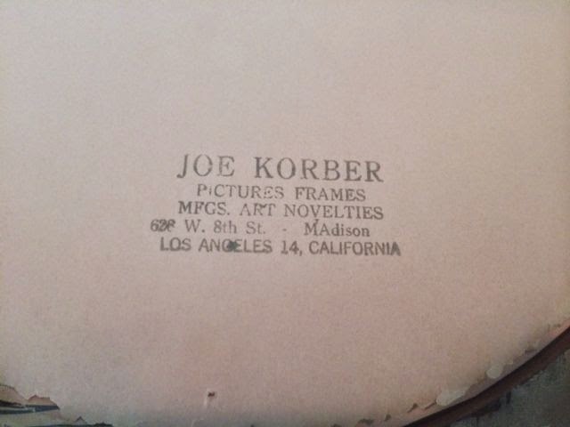 Picture Frame Labels: Joe Korber, update, 7-1-14