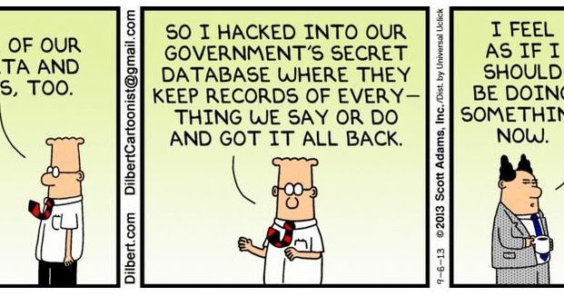 Mage Soapbox: HUMOR - Dilbert on Internet Security