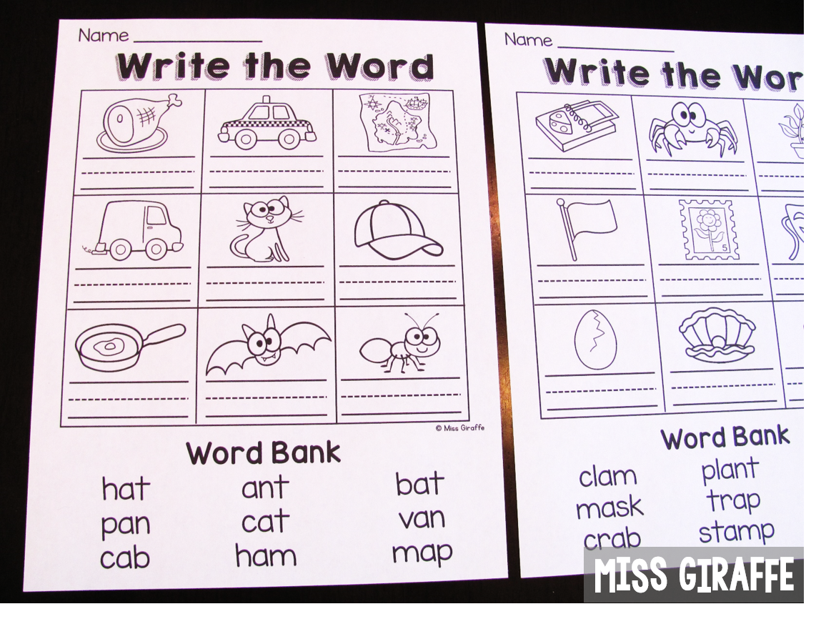 Miss Giraffe's Class: Short A Activities and Resources (including ...