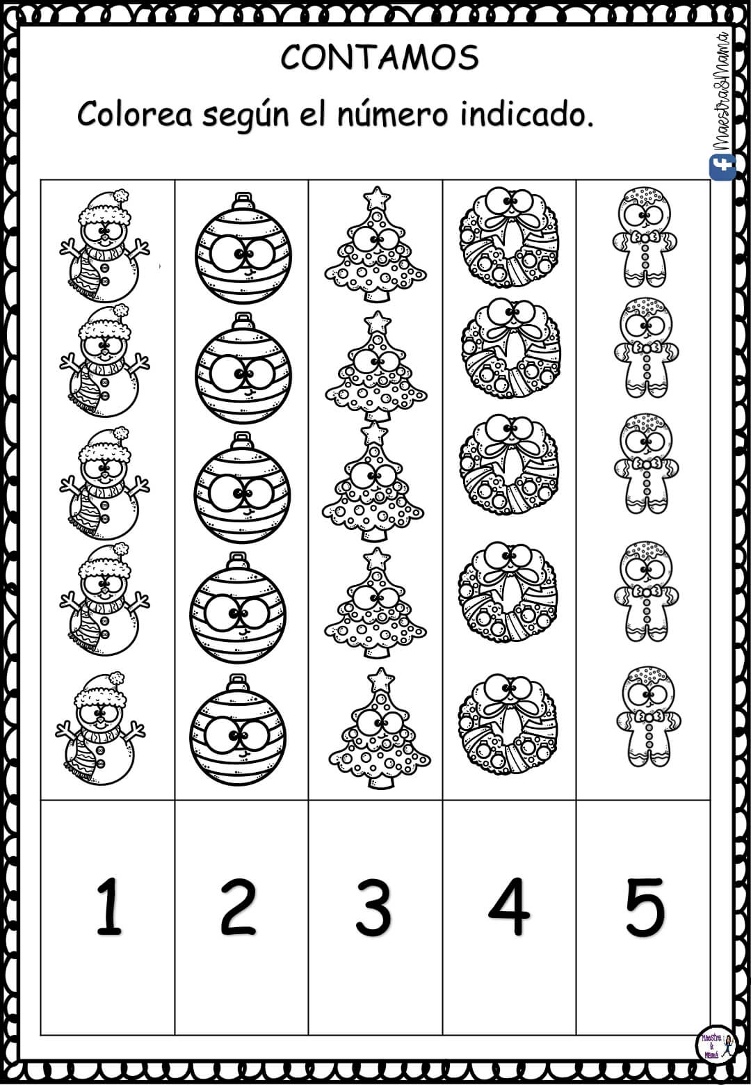 Librito de Tareas para Navidad | Materiales Educativos para Maestras