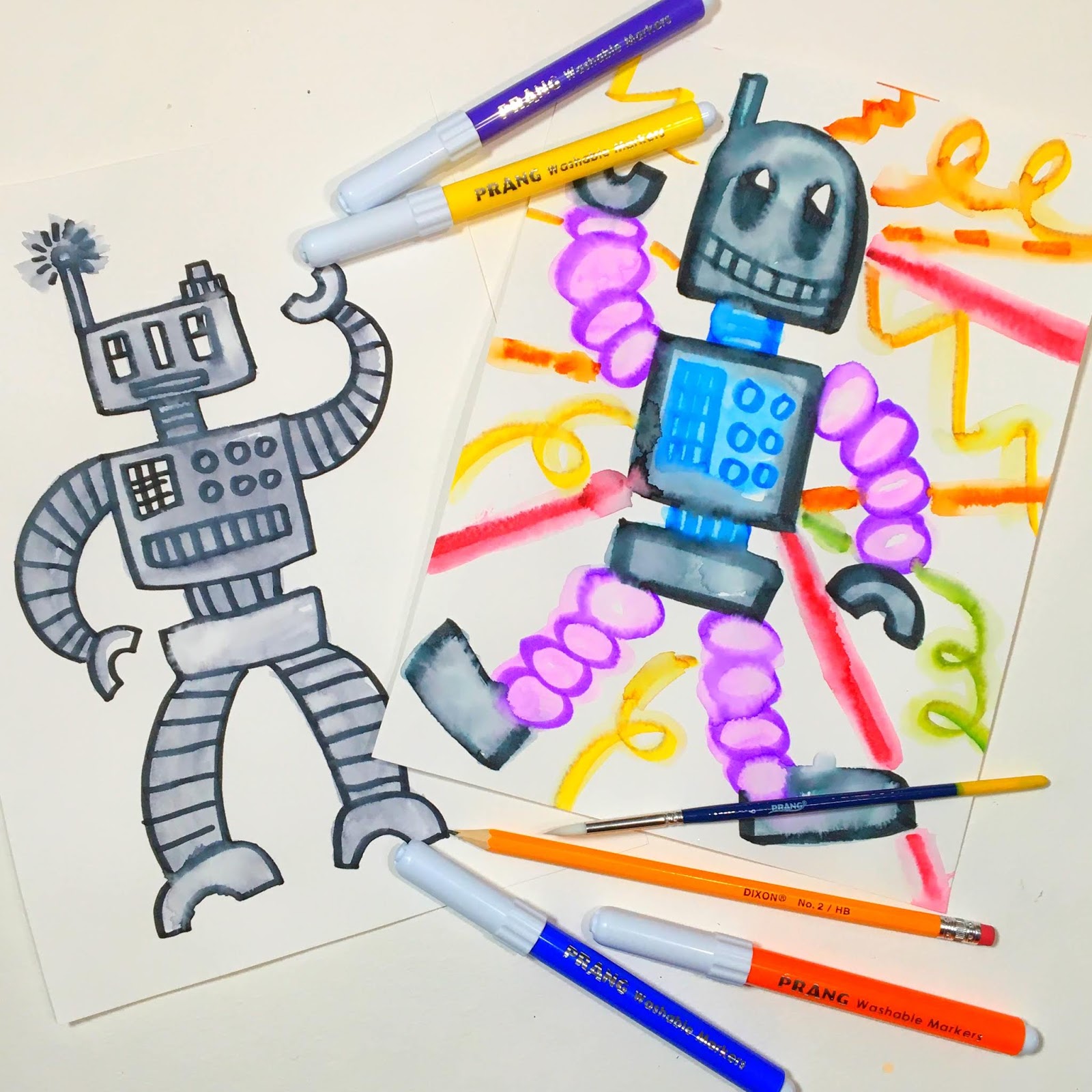 Robot Art Drawing