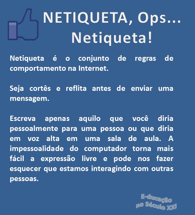 Netiqueta - a Etiqueta na Internet