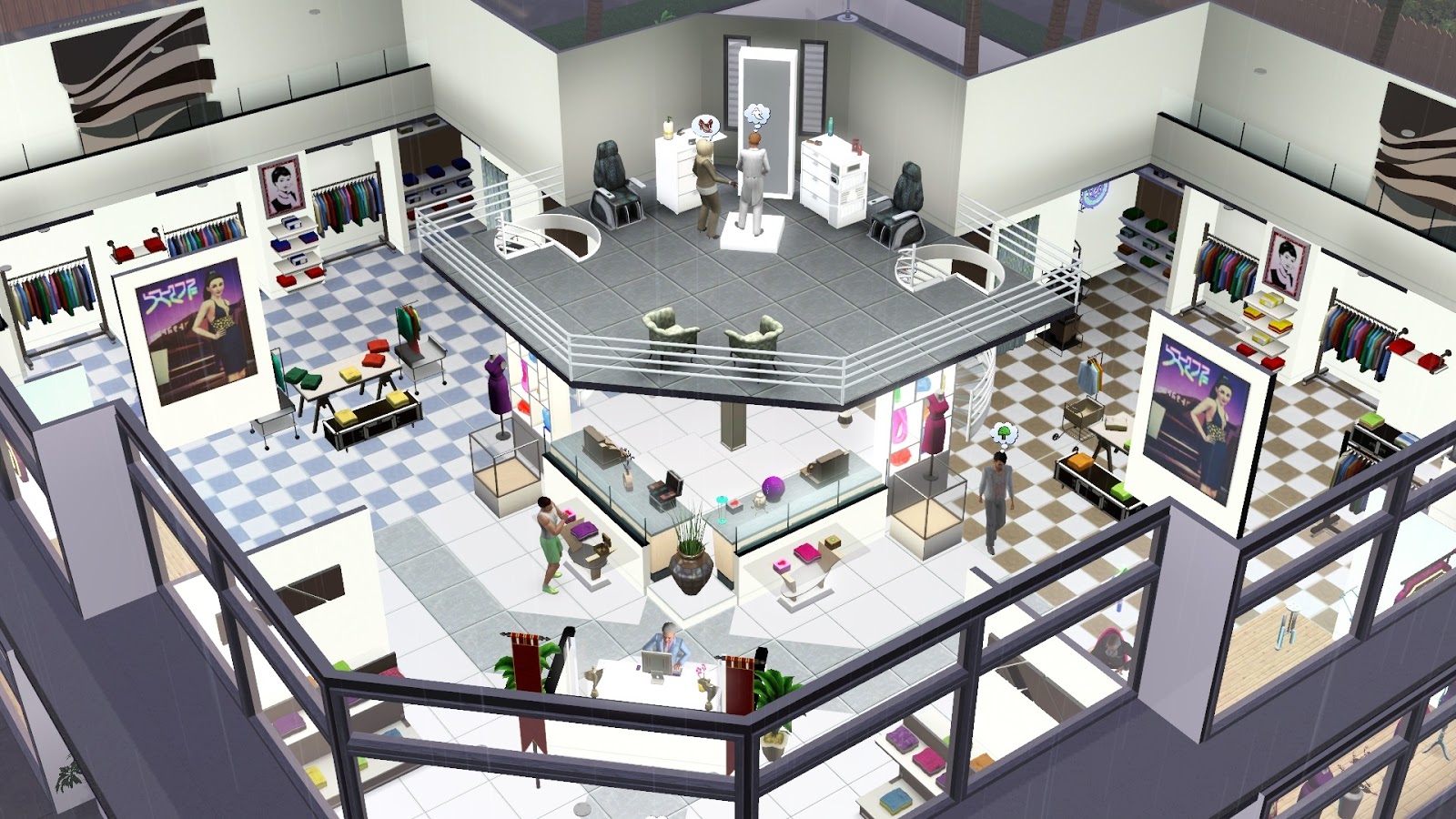 Cyberqueen13's Palace: CQ Fashions Clothing Store (seasonal lot)