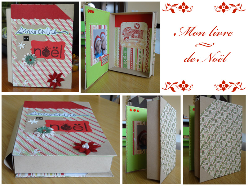 The Nini's scrap: Boite livre "souvenirs de Noël"