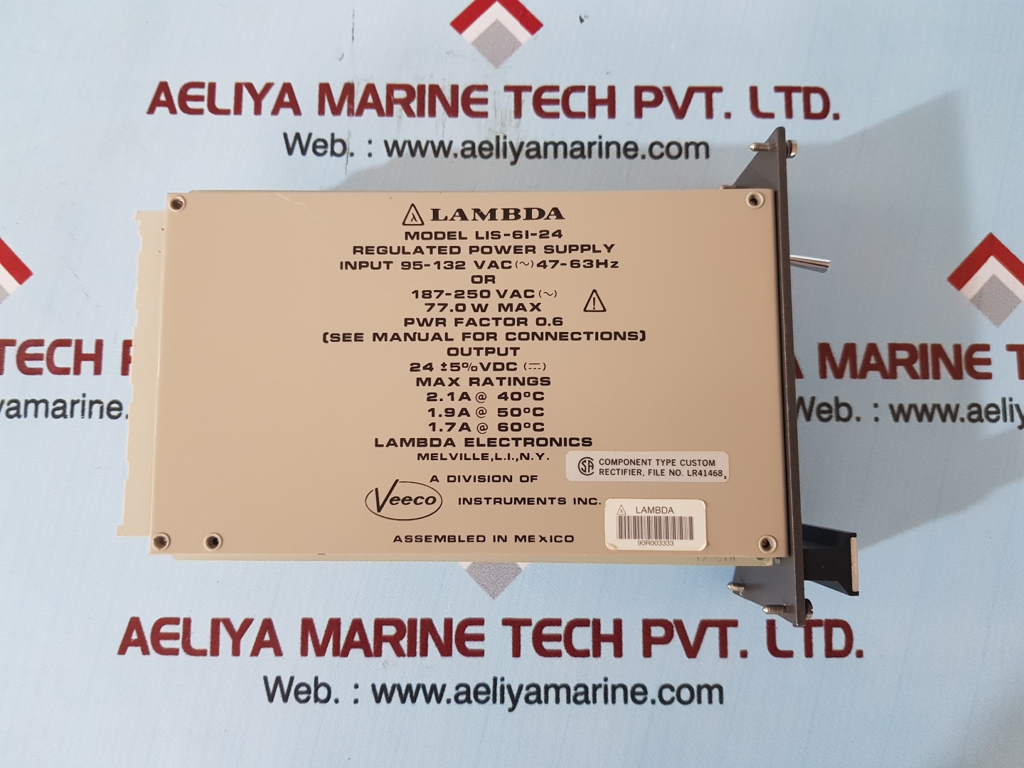 LAMBDA LIS-61-24 REGULATED POWER SUPPLY - Aeliya Marine