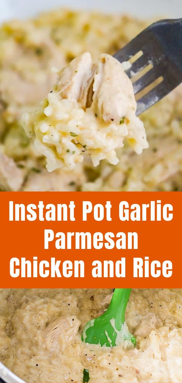Instant Pot Garlic Parmesan Chicken and Rice - RF CHICKEN