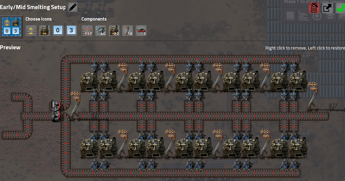 Factorio Engine Blueprint
