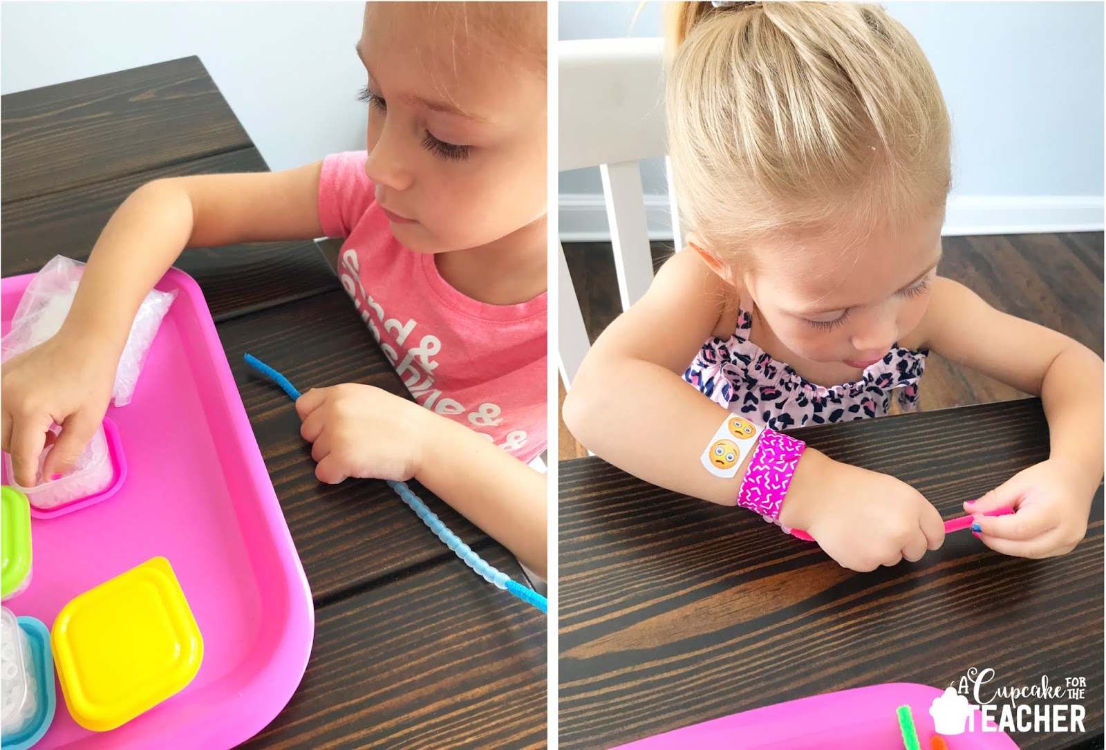 Magic Bead Bracelets for the First Day of School | A Cupcake for the ...
