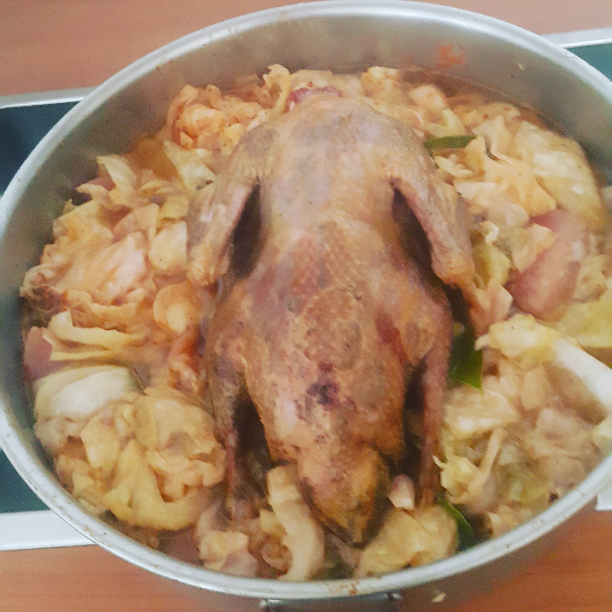 ПЕЧЕНА ДИВА ПАТИЦА СЪС ЗЕЛЕ