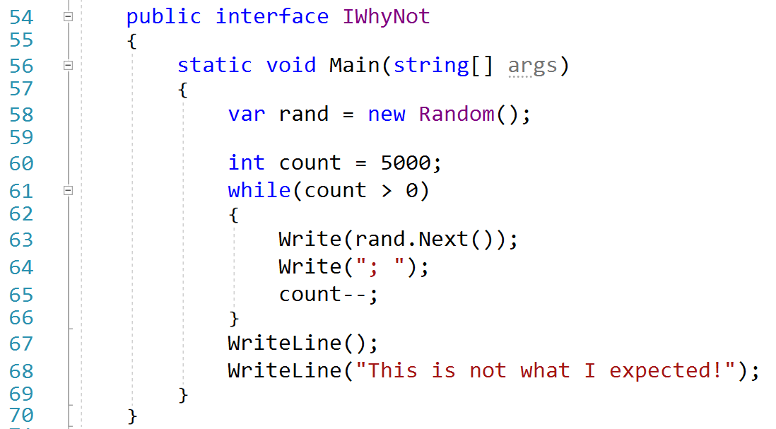 Jeremy Bytes: Misusing C#: Multiple Main() Methods