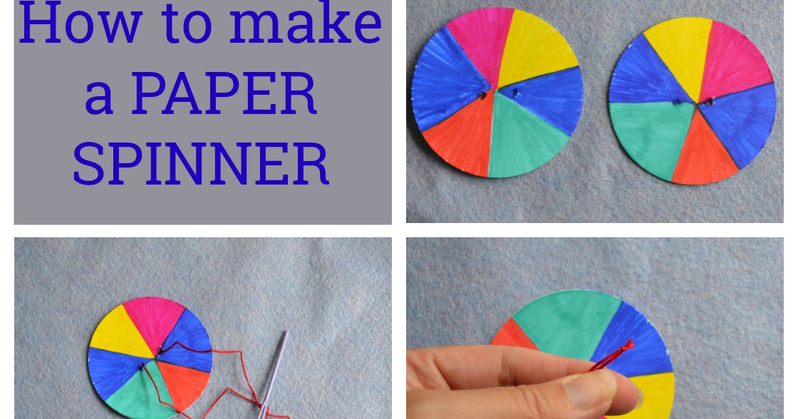East Coast Mommy: How to make a PAPER SPINNER