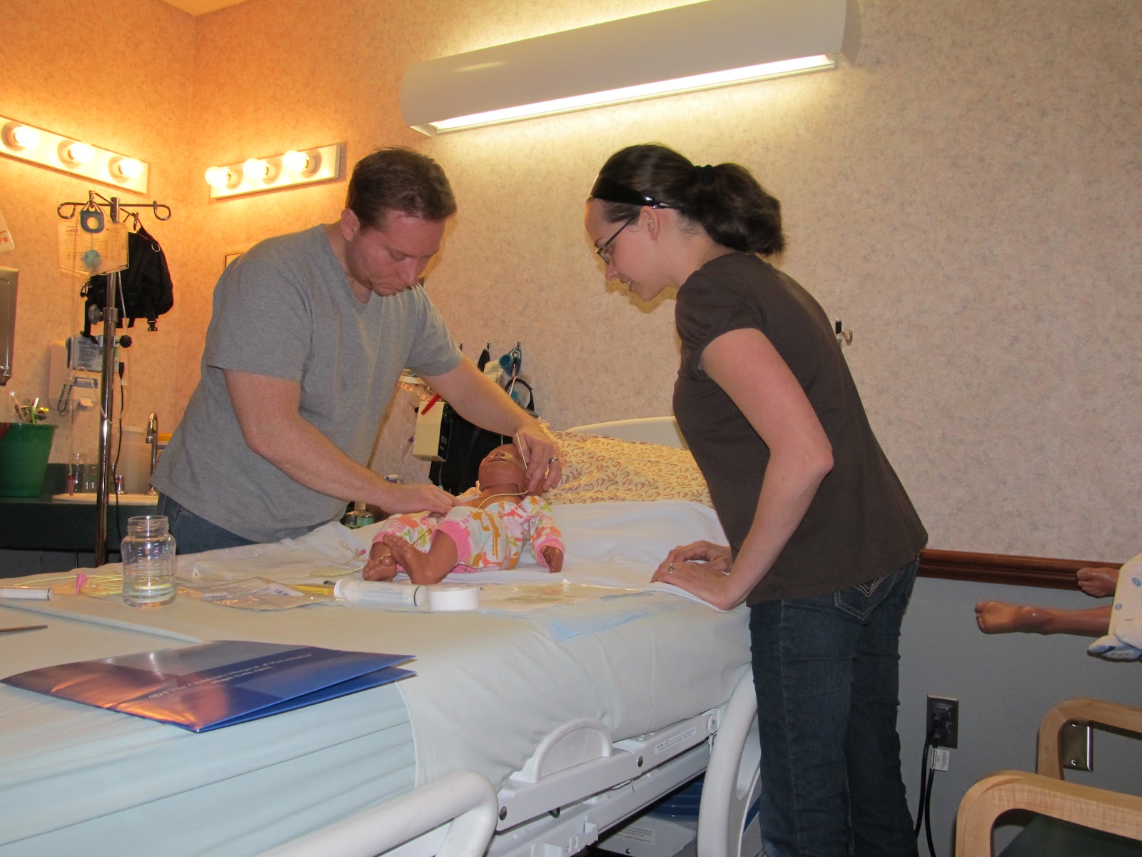 Aidan... With Eos: Feeding Tube: Tube Day