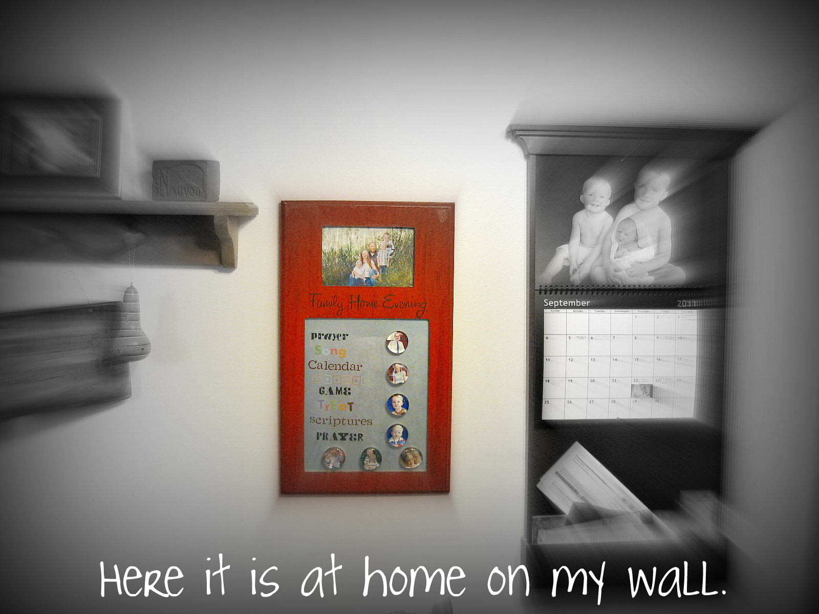 Family Home Evening Board