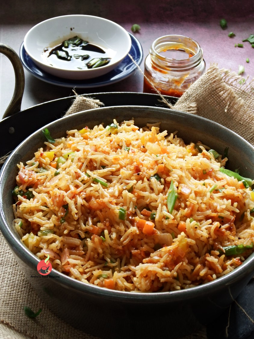 Schezwan Veg Fried Rice