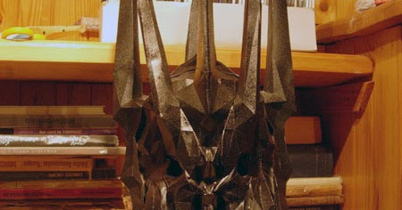 Lord of the Rings: Sauron Head Paper Model | Paperized Crafts