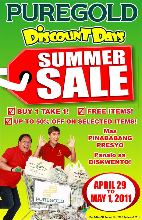 The Rich Pinay: Puregold Discount Days Summer Sale