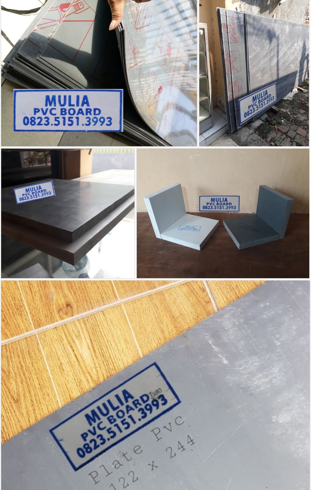 MULIA PAPAN PVC BOARD : PAPAN PLAT PVC SOLID (pvc sheet)