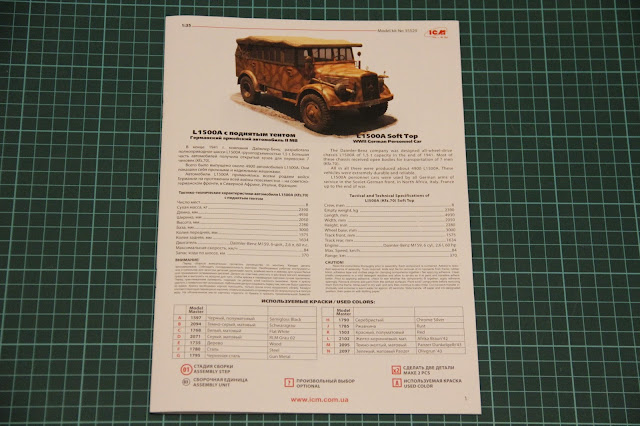 ICM 1/35 L1500A Soft Top (35529) - DetailScaleView