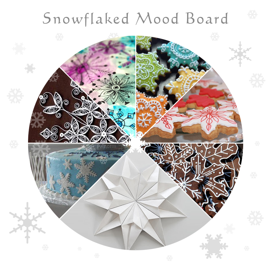 Polymer Clay Polyzine: Snowflaked Mood Board