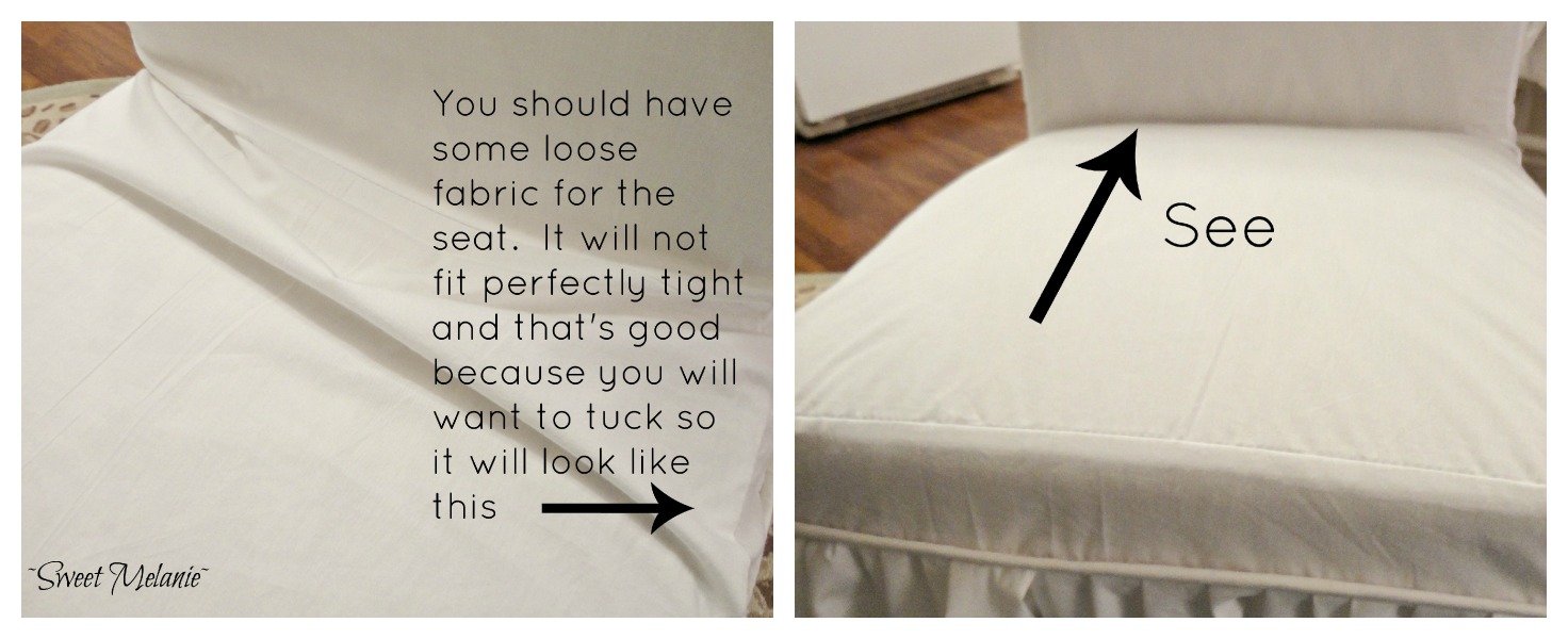 ~Sweet Melanie~: How to make a dining chair slipcover