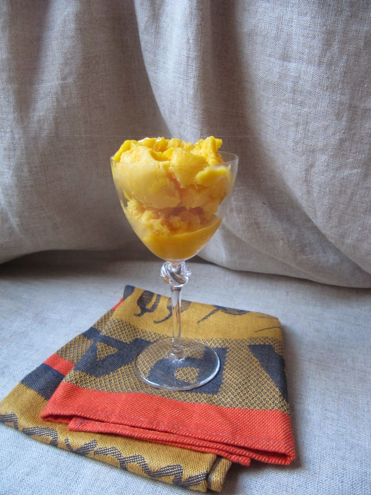 La cuisine d'ici et d'ISCA: Sorbet mangue