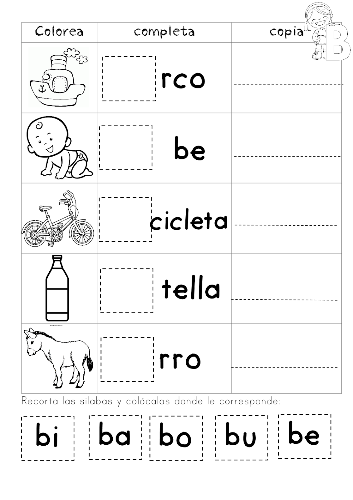 Mi Cuadernillo de Sílabas | Materiales Educativos para Maestras