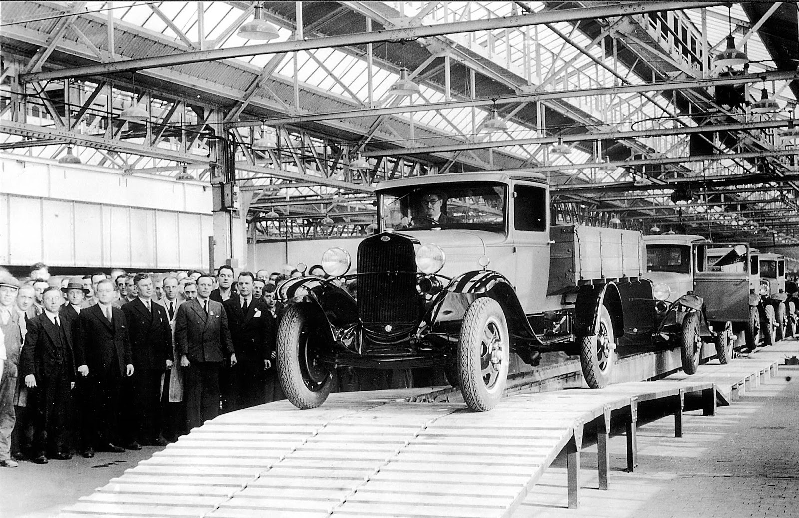 The first vehicle constructed at Ford’s Dagenham plant