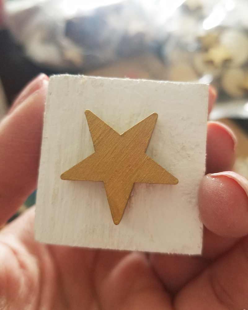 DIY Wood Block Reversible Christmas Tree and Valentine Decoration ...