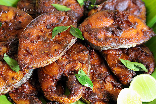 Restaurant Style Crispy Fried Seer Fish (Poricha Vanjaram Meen)