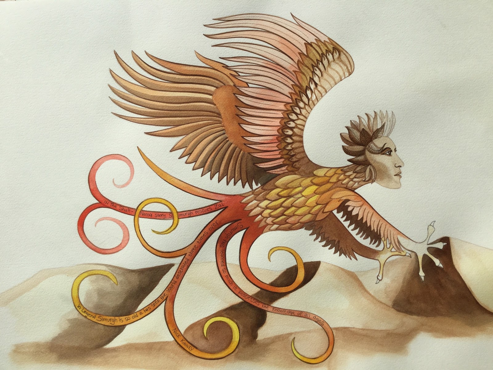 Simurgh: A Mythical Bird Of Persian Legend – TOLB