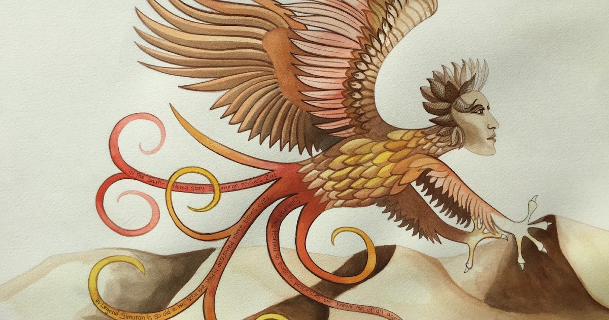 Simurgh, the fabulous bird of Persian mythology