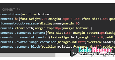 Cara Membuat Syntax Highlighter di Postingan Blog - Kode Blogger