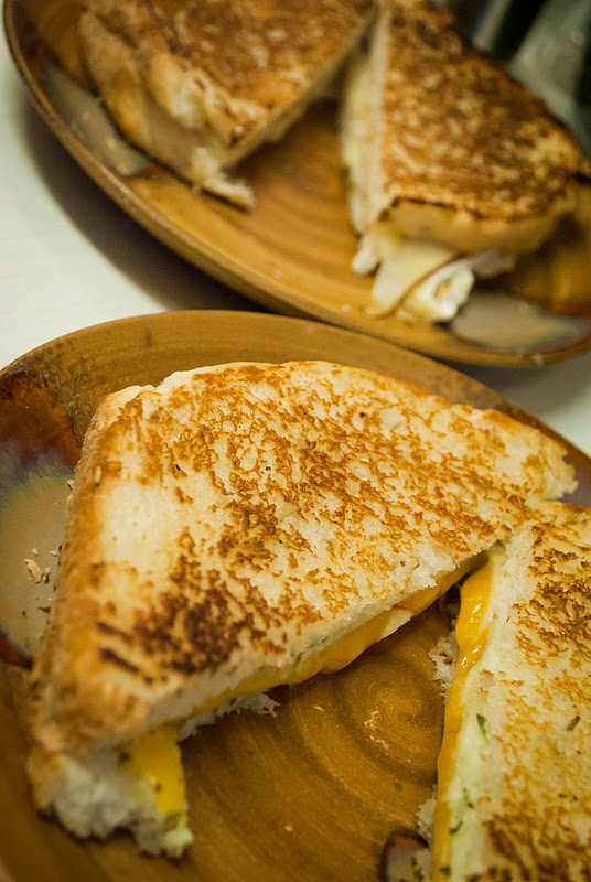 My Trash and Treasure: grown up grilled cheese for fall