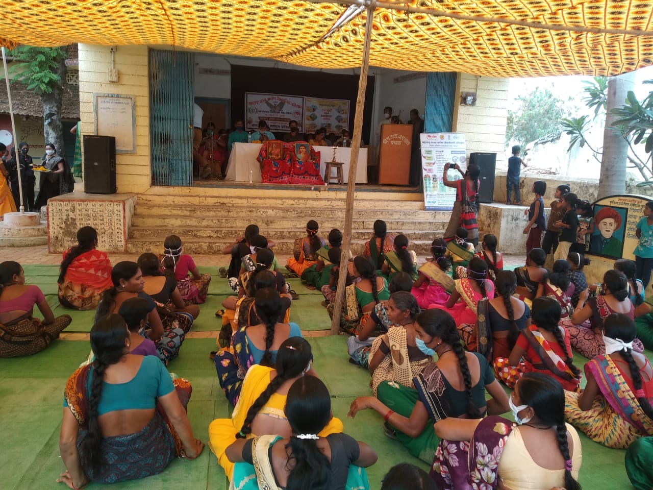 कोहपरा येथे सक्षमीकरण अभियान व मत्स्य तलाव उद्घाटन