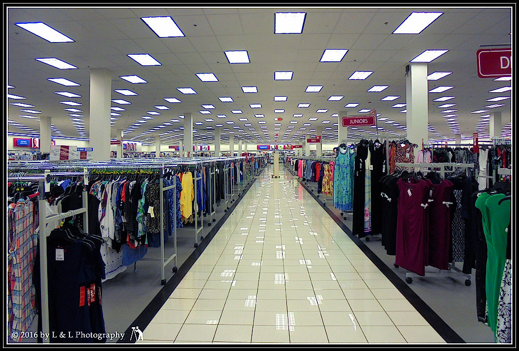 Ocala, Central Florida & Beyond: Interior of Burlington Department Store