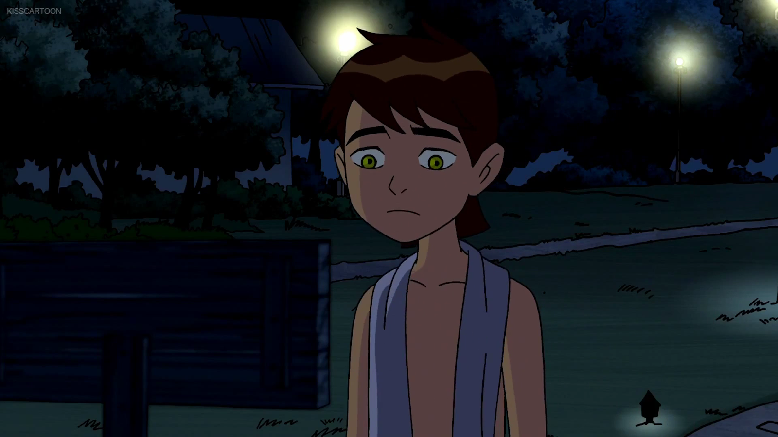 Shirtless Drawn Cartoon Boys & Men: Ben Tennyson in Swimming Trunks 2