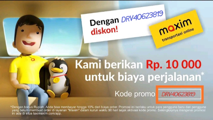 Kode Promo Maxim Semua Wilayah Indonesia Terbaru 2024 - RUANGINFO.WEB.ID